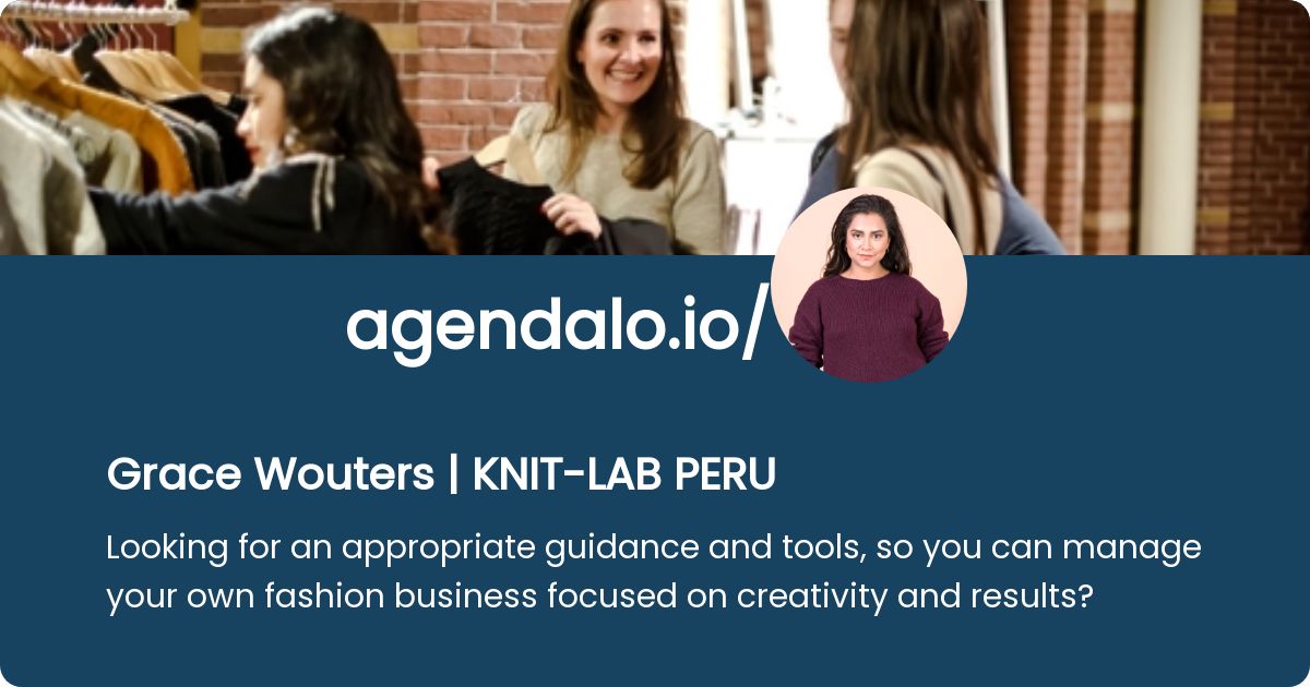 Journalists and Pitch template - Grace Wouters | KNIT-LAB PERU - Agéndalo